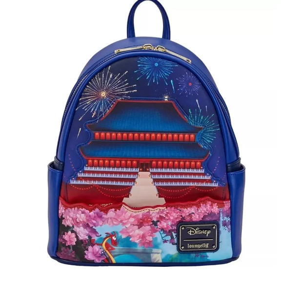 Loungefly | Bags | Loungefly Disney Mulan Castle Light Up Mini Backpack ...